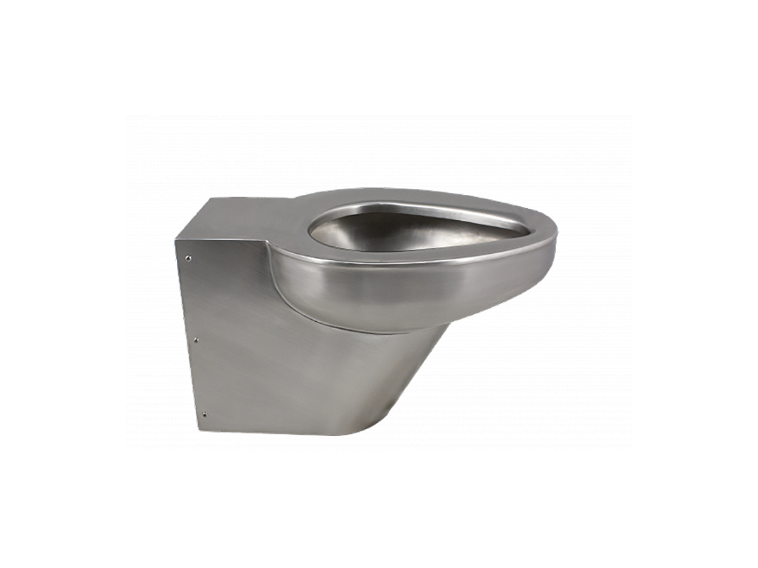 Wand-WC aus Edelstahl | 355 x 585 x 350 mm - HorecaTraders
