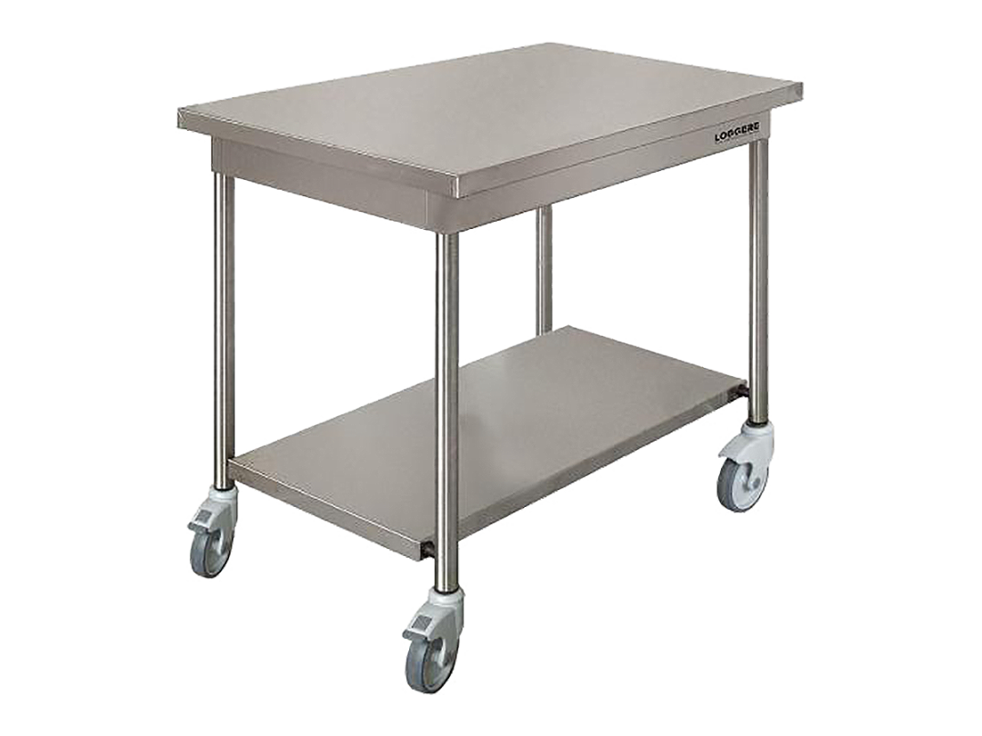 Buy stainless steel work table | W 1200 x D 700 x H 900 mm | 2 sizes ...