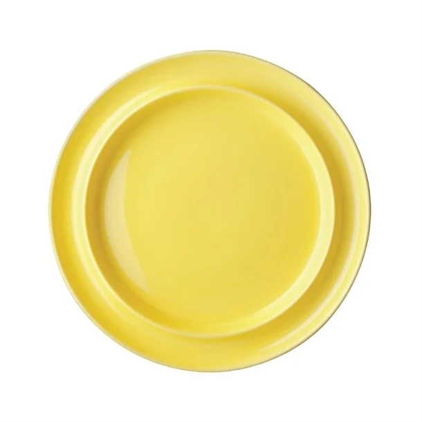 Buy Heritage plates | Yellow | 253mm | (4 pieces) online - HorecaTraders
