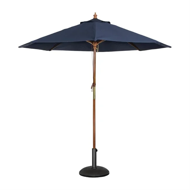 Buy round dark blue parasol | polyester | Ø 3 meters online - HorecaTraders