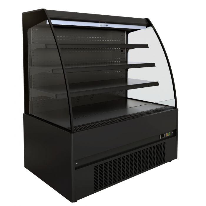 Buy Refrigerated display case | black | +2/+8 °C | 1510 (w) x 665 (d) x ...