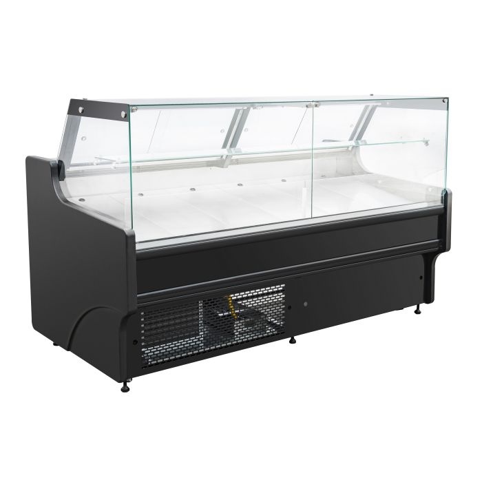Buy Butcher's counter / display case for forced meat / 158 x 94 x 120 ...