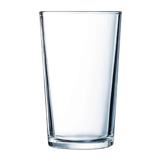 Buy Conical half-pint glass | 285 ml | tempered glass | stackable | 24 ...