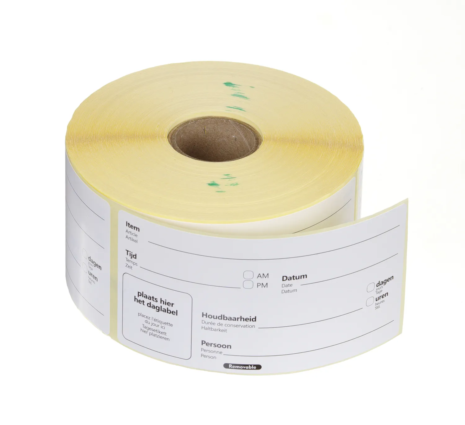 Houdbaarheids stickers | Eenvoudig | HACCP | 500 stickers - Horeca Traders