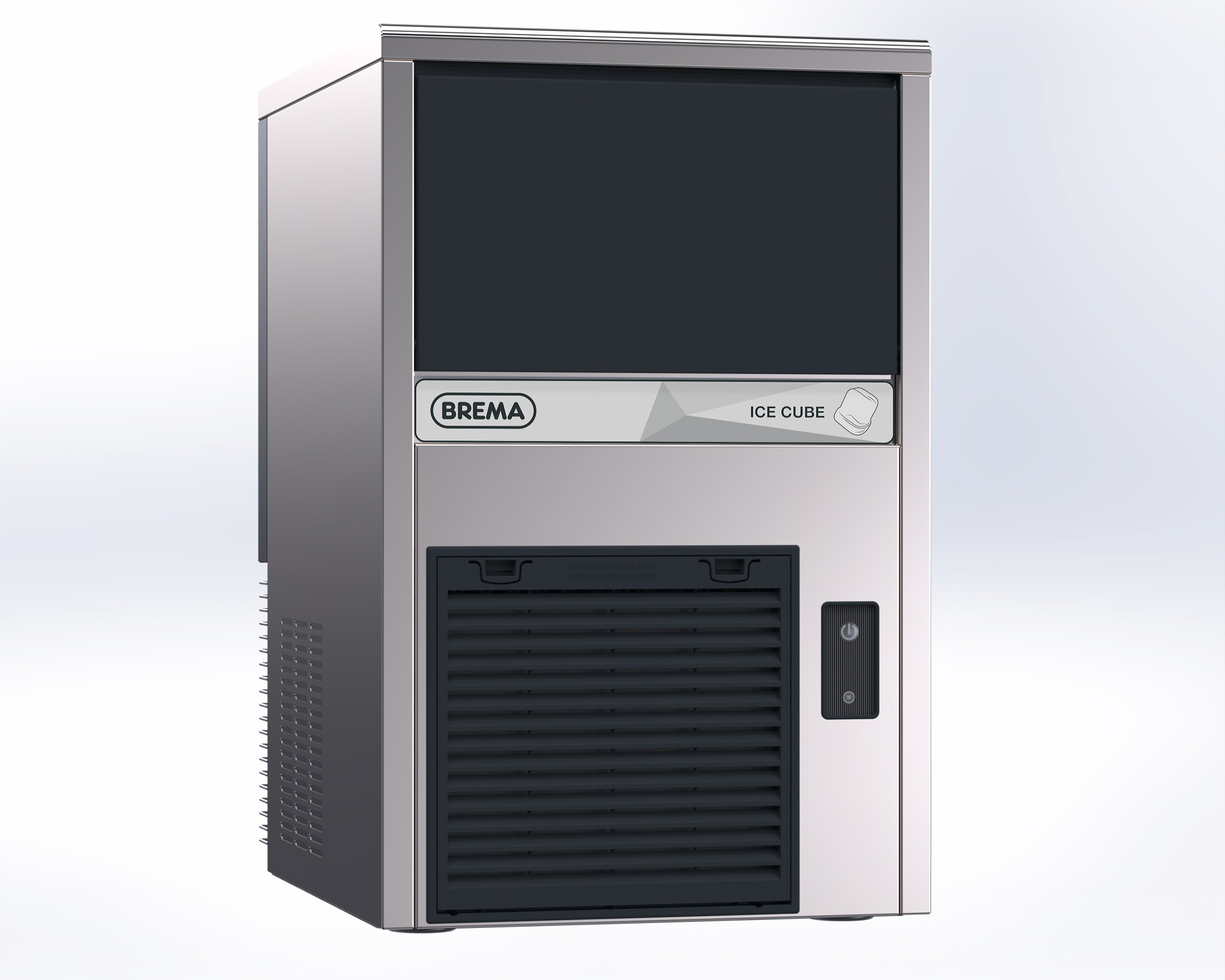 Ijsblokjesmachine | Bunkervoorraad van 25 kg | Luchtgekoeld | 4 uur: 48 ...