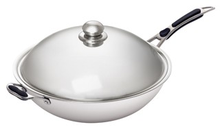 Professionele Wok pan | 36 cm Ø - Horeca Traders