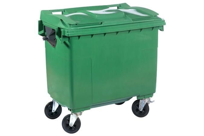 Kunststof Afvalcontainer Groen | 3 formaten - Horeca Traders