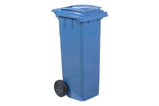 Afvalcontainer met wielen 140 Liter | 3 Kleuren - Horeca Traders