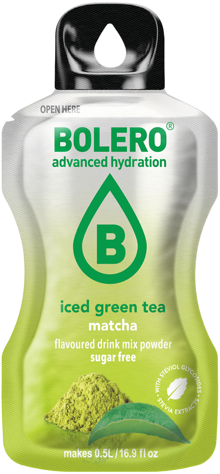 Bolero drink mix iced green tea matcha: suikervrije ijsthee