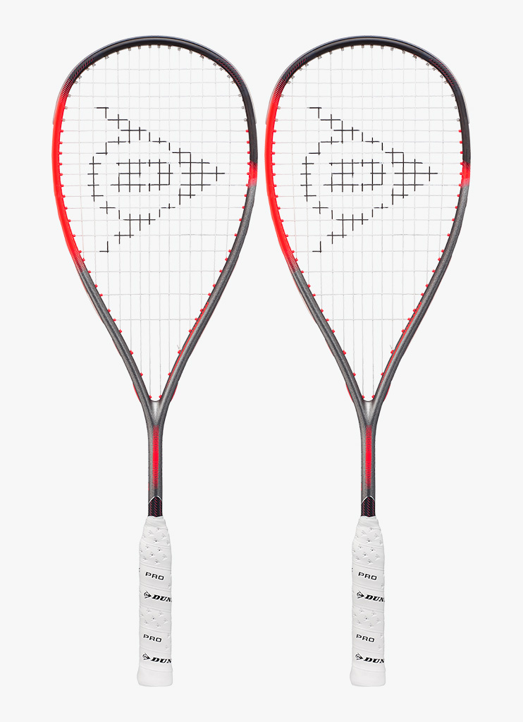 Dunlop Hyperfibre XT Revelation Pro Lite - 2 Racket Deal - Squashpoint