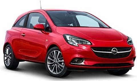 Rear window Opel/Vauxhall Corsa E 3 door