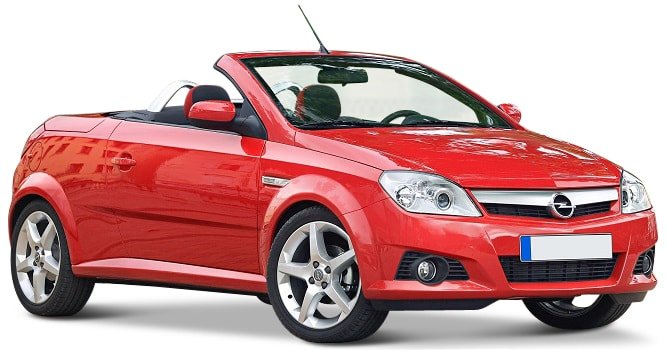 Rear window Opel/Vauxhall Tigra Twin Top