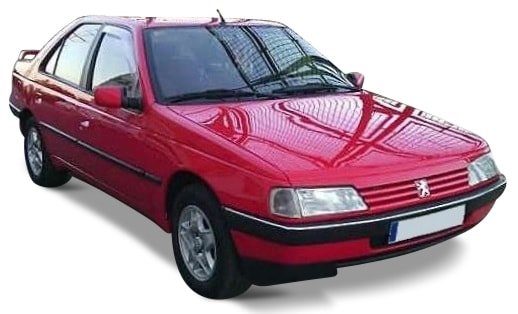 Rear window Peugeot 405 sedan clear