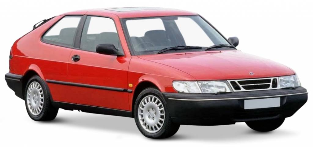 Rear window Saab 900