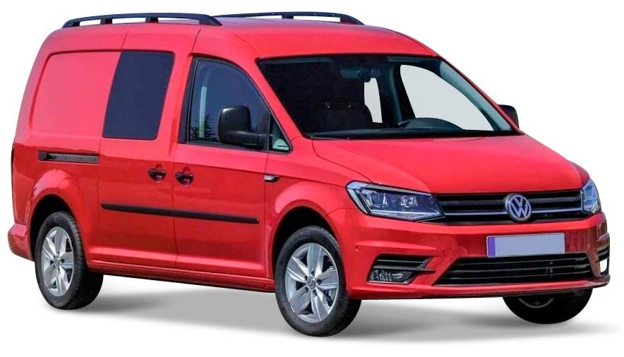 Rear window Volkswagen Caddy from 2004 left unheated