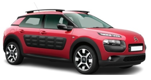 Rear window Citroen C4 Cactus privacy glass