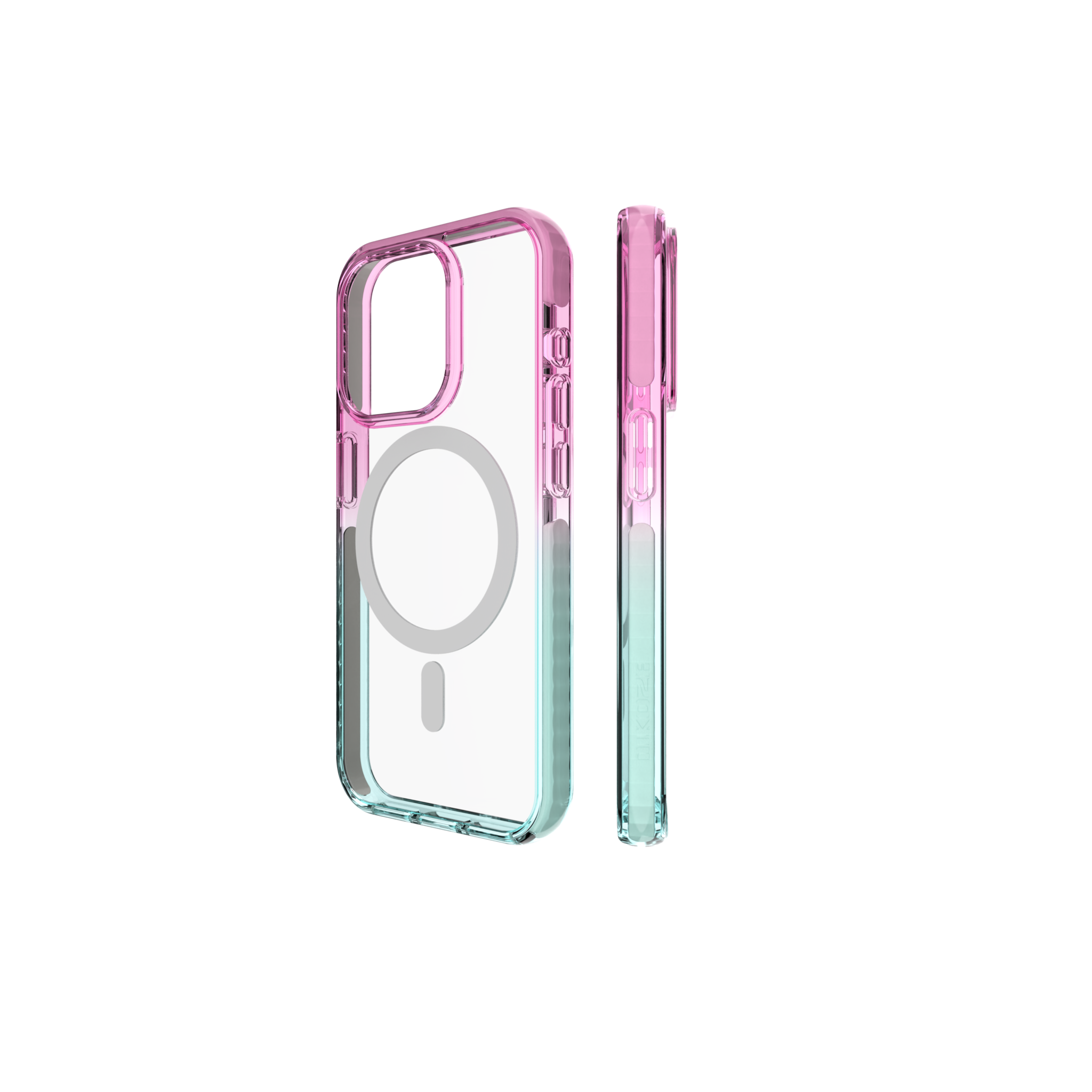 Nikoza Gradient Impact Case iPhone 15 Pro Max Light Pink - Blue ...