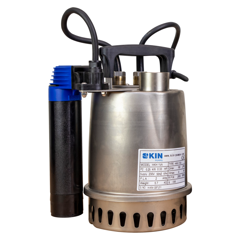 Kin Pumps Dompelpomp HKH 1/VA met Staafvlotter