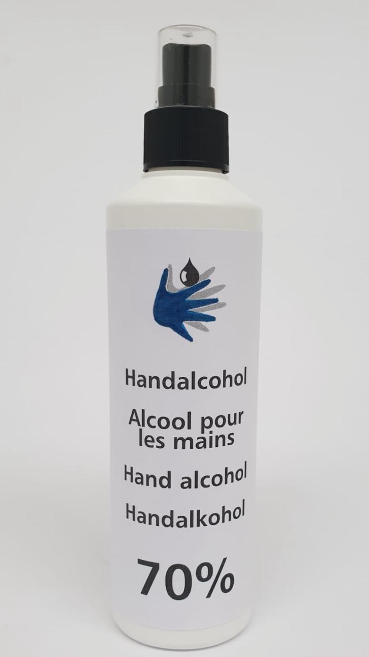 Handalcohol 70% 250ml - Haaroutlet.nl