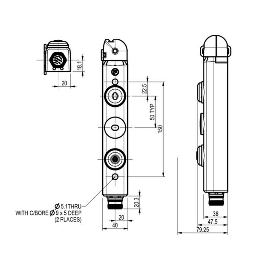 Fortress Interlocks tGard safety switch THFSNSMEUQ5 - machinesafety ...