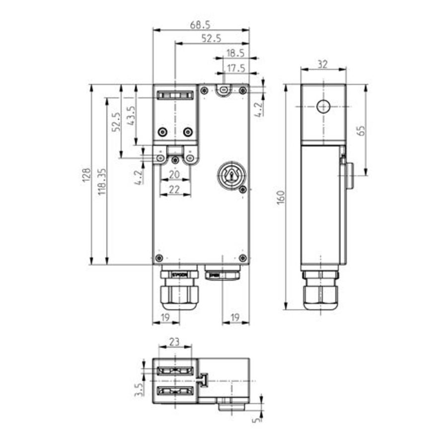 Steute ATEX solenoid safety interlock EX STM 295 - machinesafety-shop.com