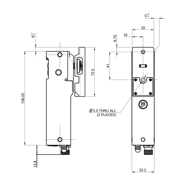 Fortress Interlocks safety interlock ATOM - machinesafety-shop.com