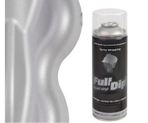 Full Dip Hyper Silver Metallic 400ml - Spraydip.nl