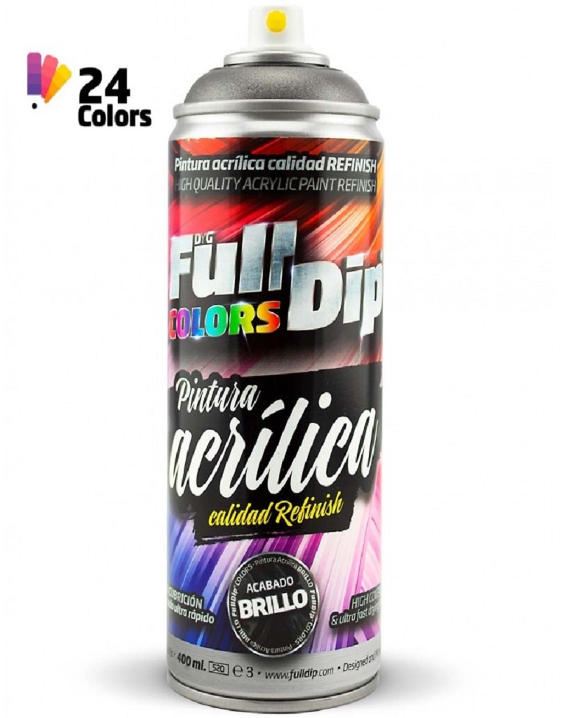 1K Acrylic Nardo grey 400ml - Spraydip.nl