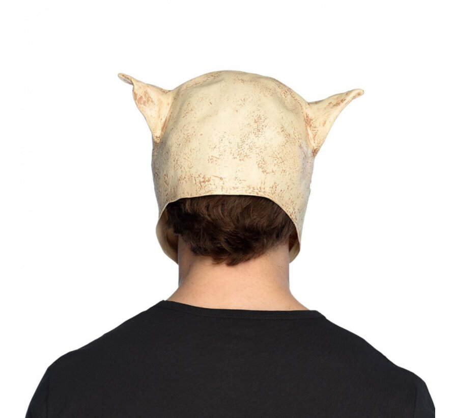 Latex Halloween Hoofdmasker Hondenschedel - Partycorner.nl