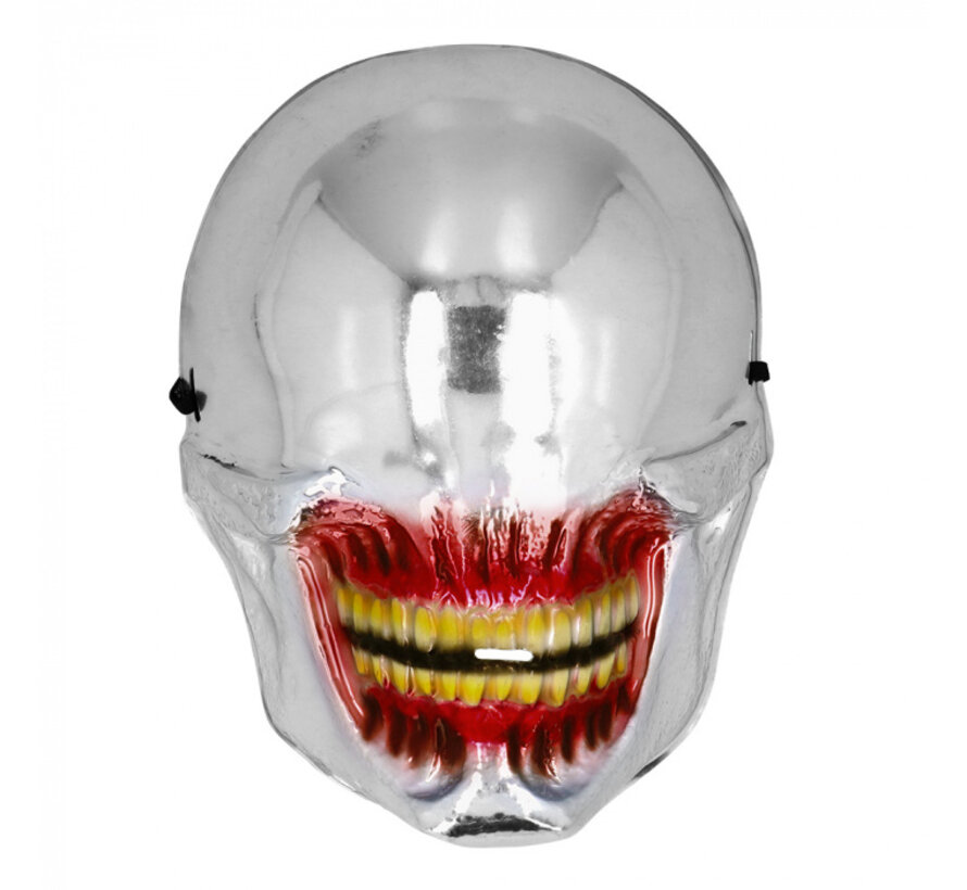 Gezichtsmasker Mirror skull - Partycorner.nl