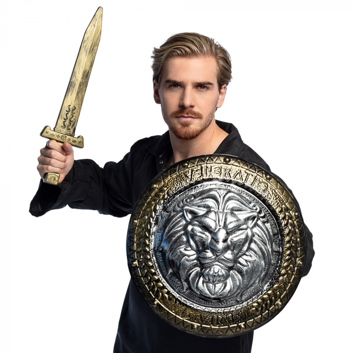 Ridder schild met ridder zwaard - Partycorner.nl