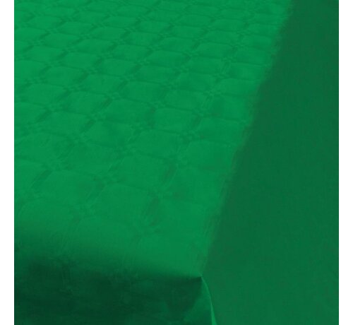 Groen papieren tafelkleed op rol - 800x118cm - Partycorner.nl
