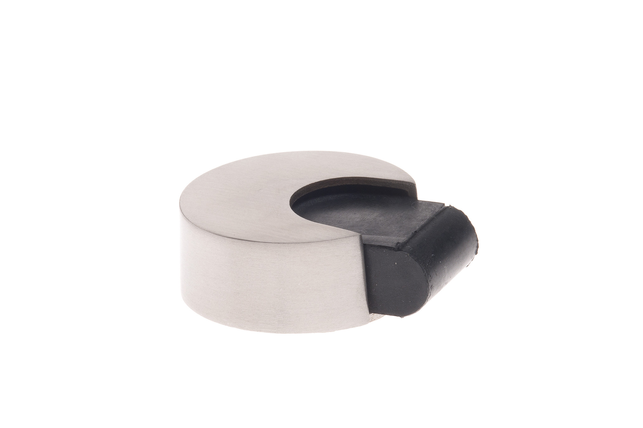 Butée de porte design en acier inoxydable 51x21mm | Deurklinkenshop