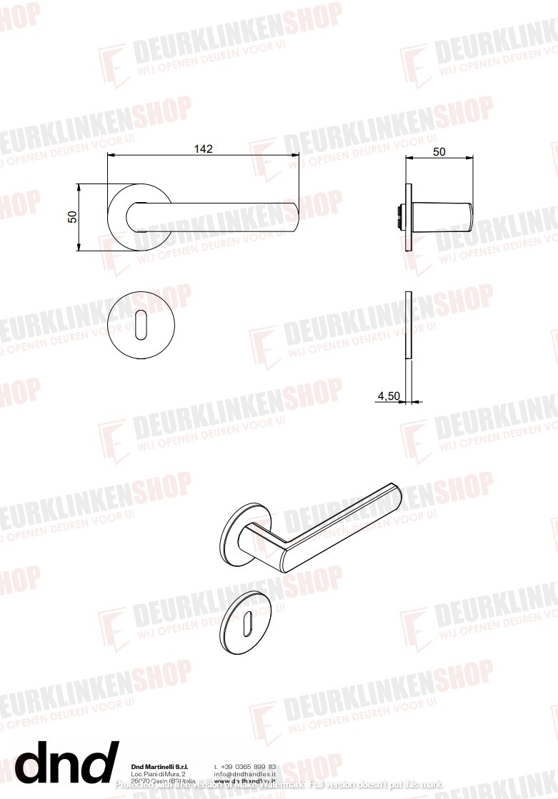 DND Handles - LUXURY Italian door handles - Deurklinkenshop.be ...