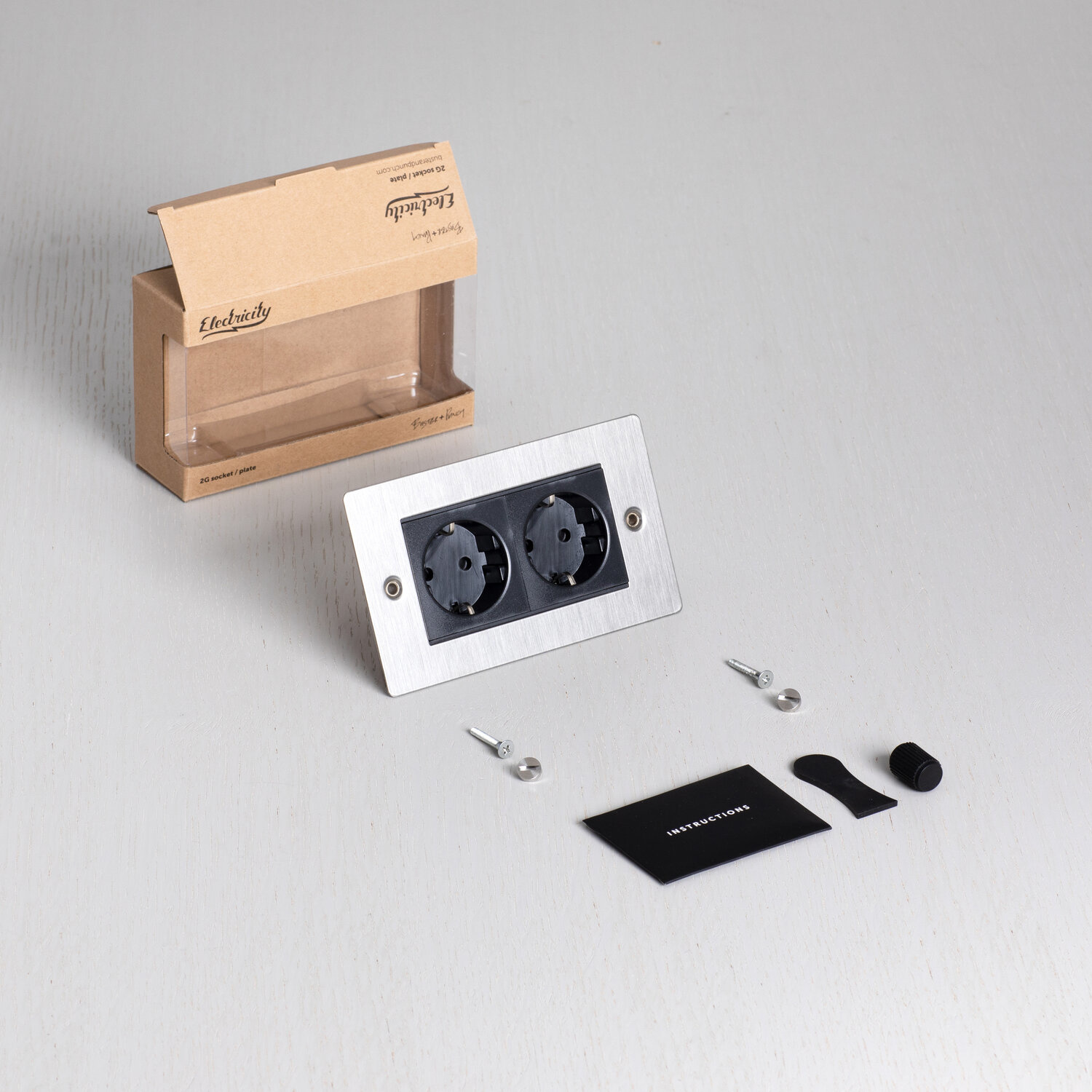 Douilles design en acier inoxydable de Buster+Punch | Deurklinkenshop ...