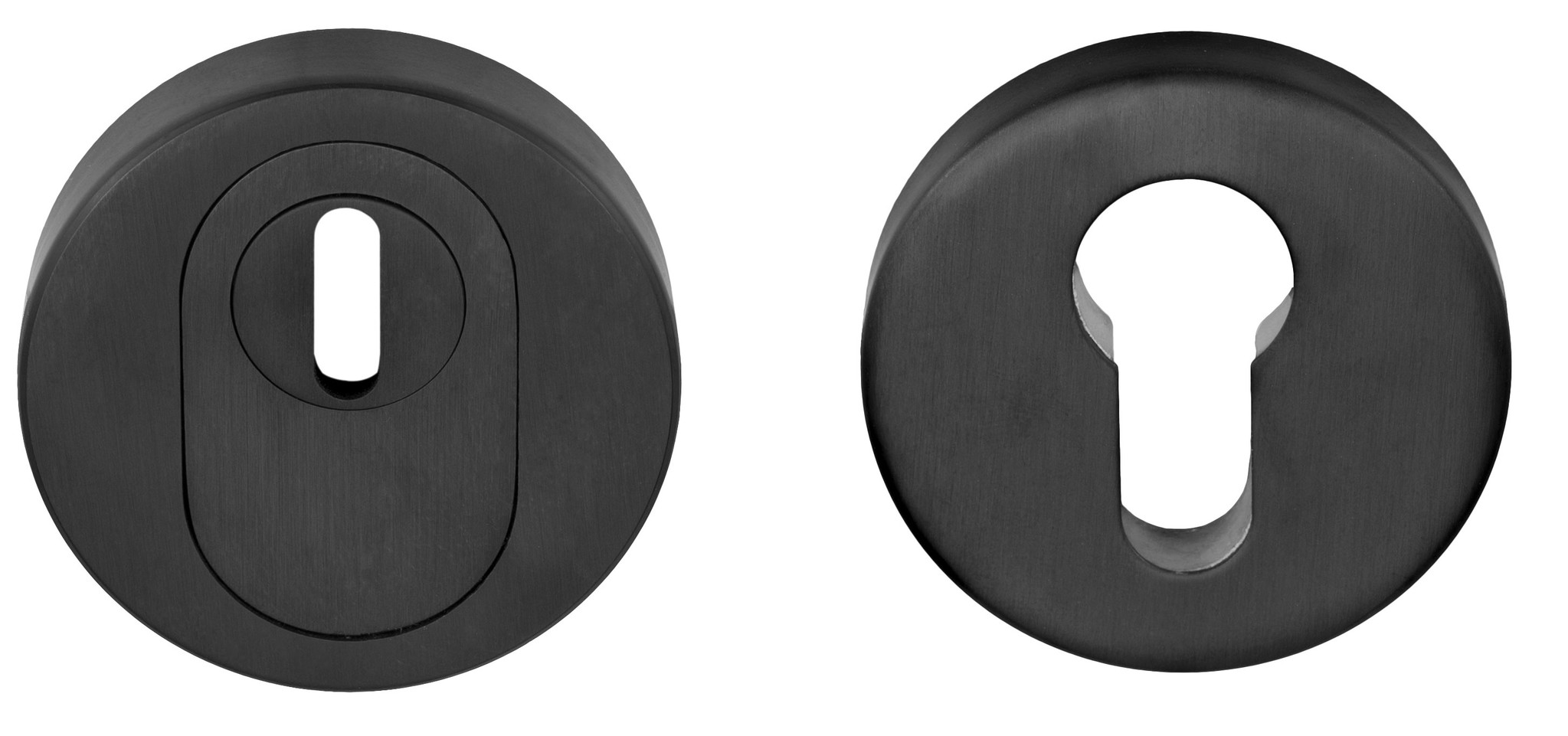 Security cylinder rosette Basics BVEIL-KT solid SKG***PVD | Gunmetal ...