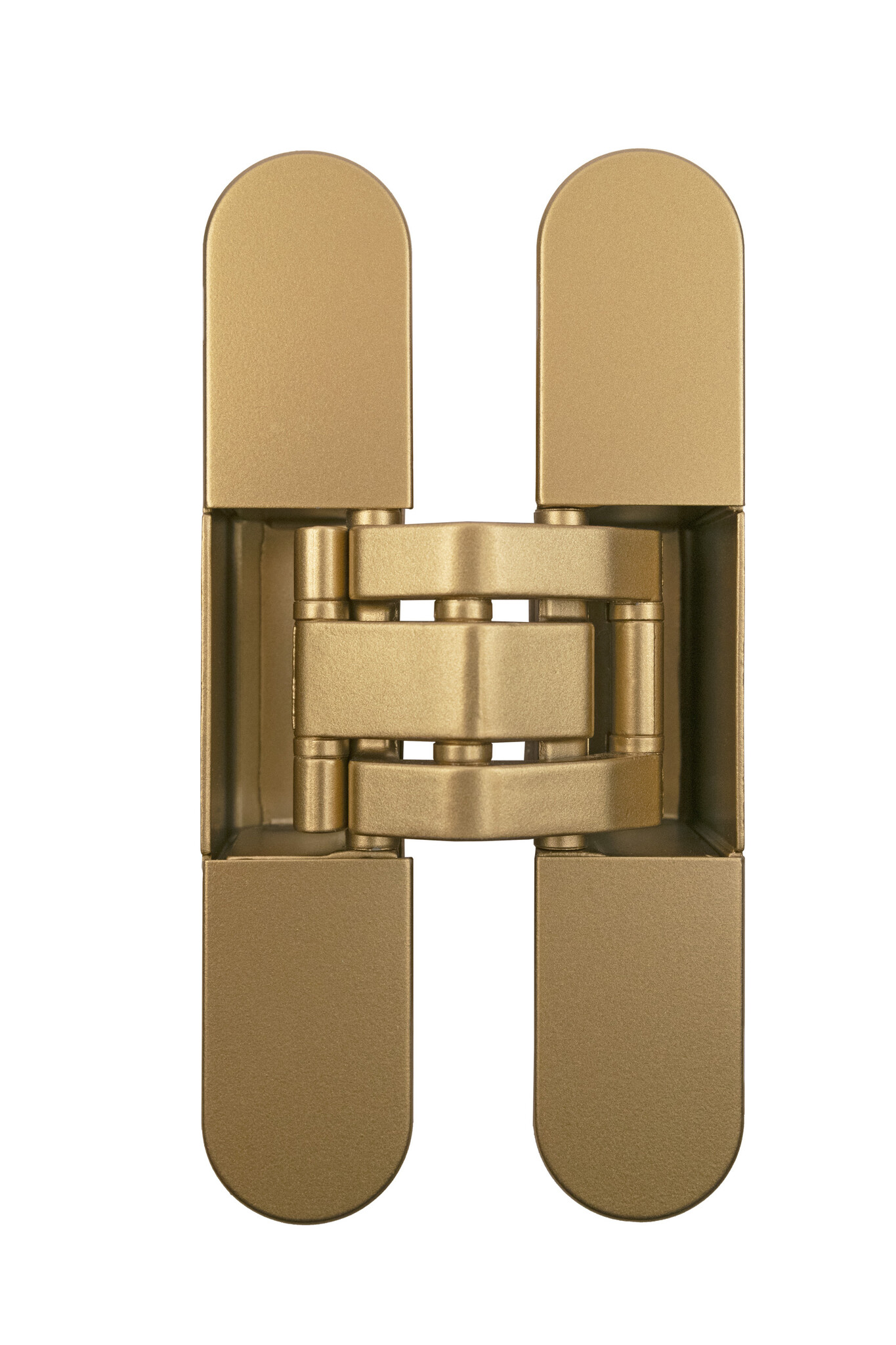 High-quality gold 3D hinges - Otlav - 60 kg - Matte gold | Deurklinkenshop