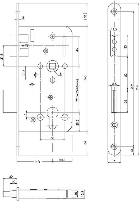 Are you looking for a white magnetic lock / cylinder lock at a ...