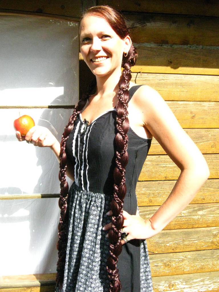 Snow White Braid Extra in a pair, custom braids in all hair colors ...