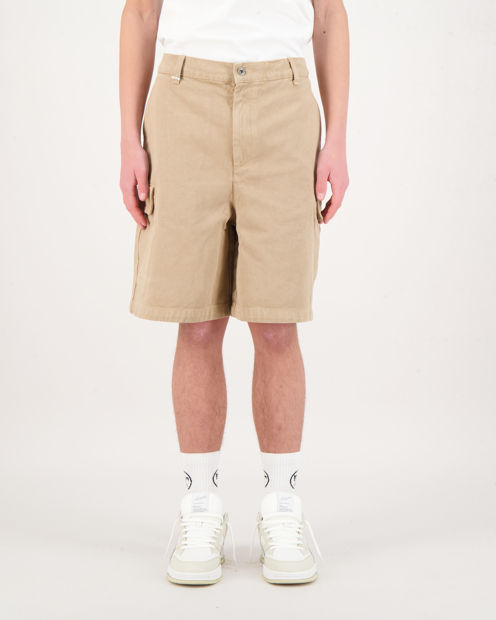 Flaneur Homme Cargo Shorts Beige - Beachim