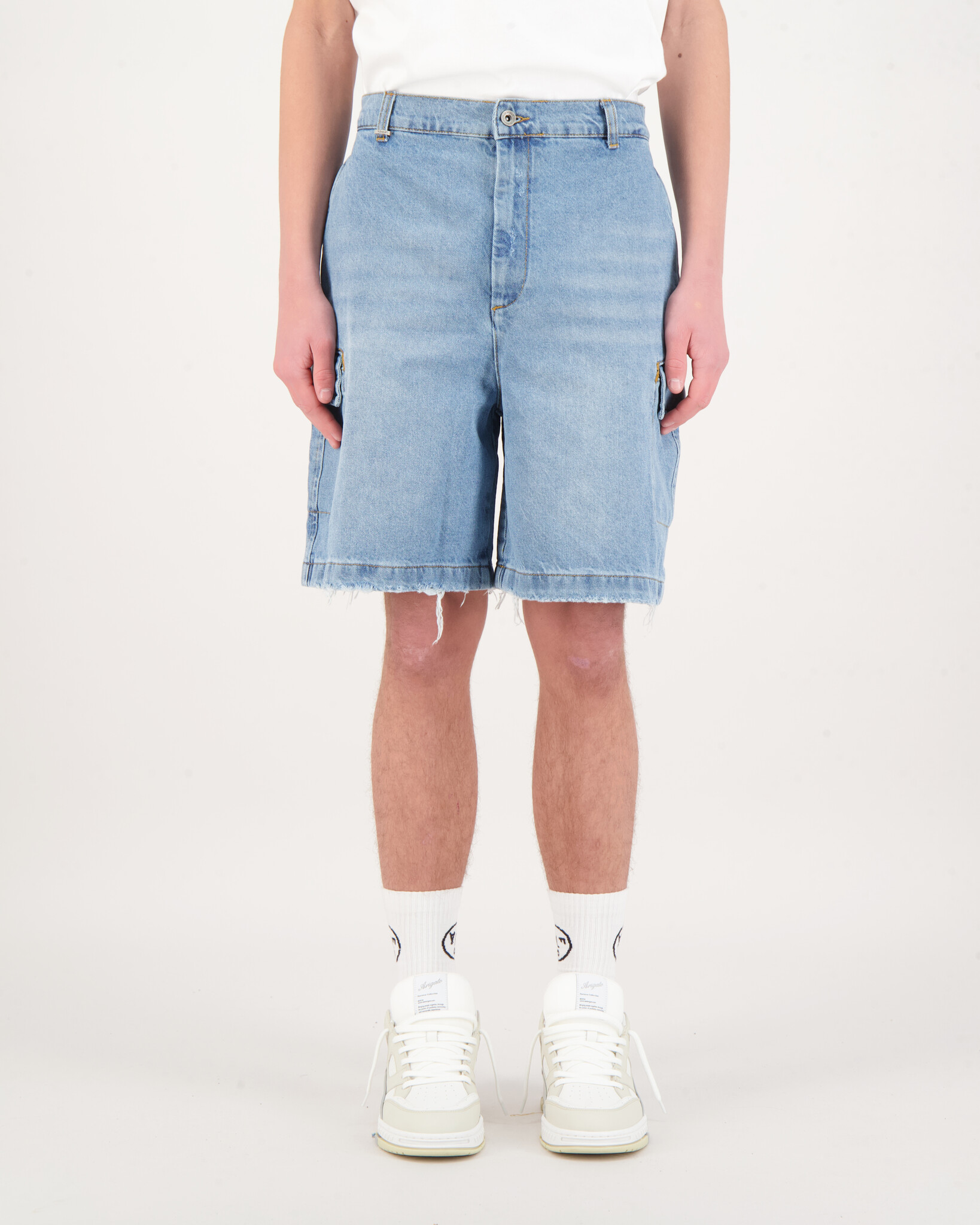 Flaneur Homme Cargo Shorts Licht Blauw - Beachim