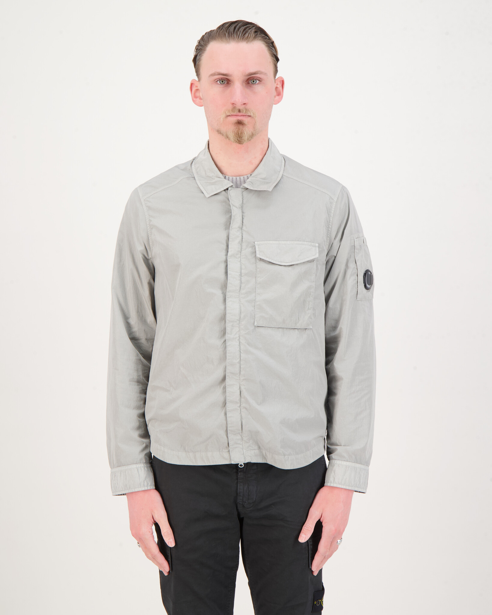 C.P. Company Chrome-R Overshirt Grey - Beachim