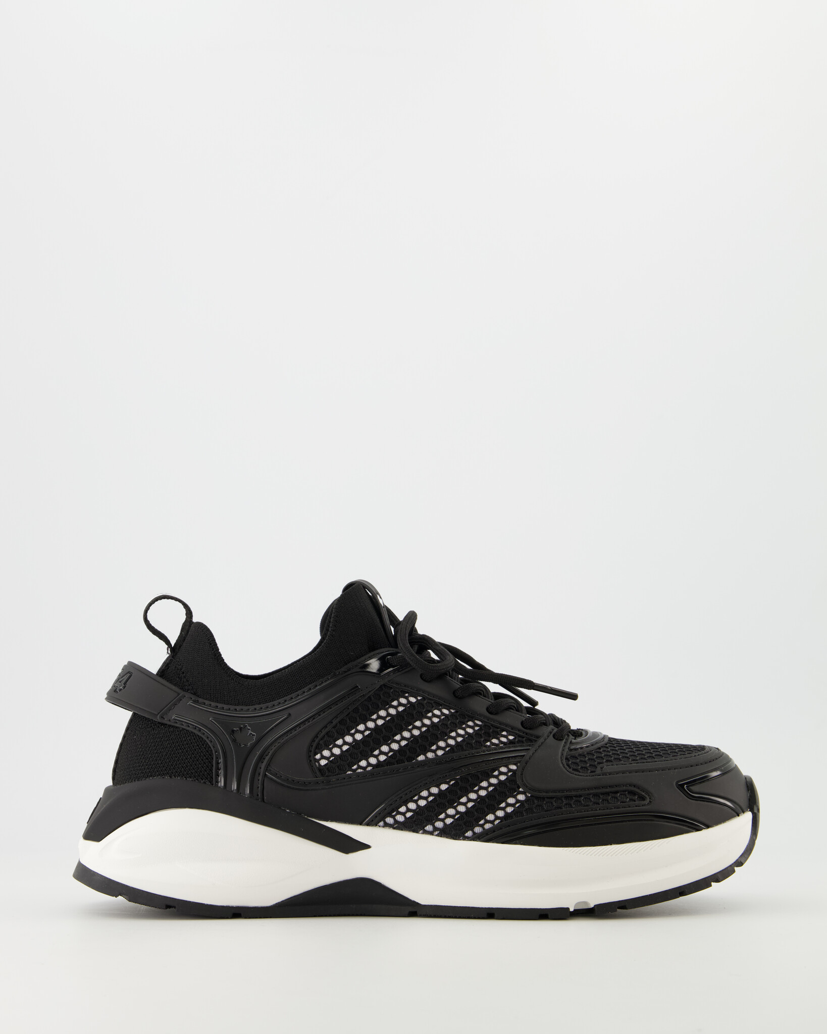 Dsquared2 Dash Lace-Up Low Top Sneakers Black - Beachim