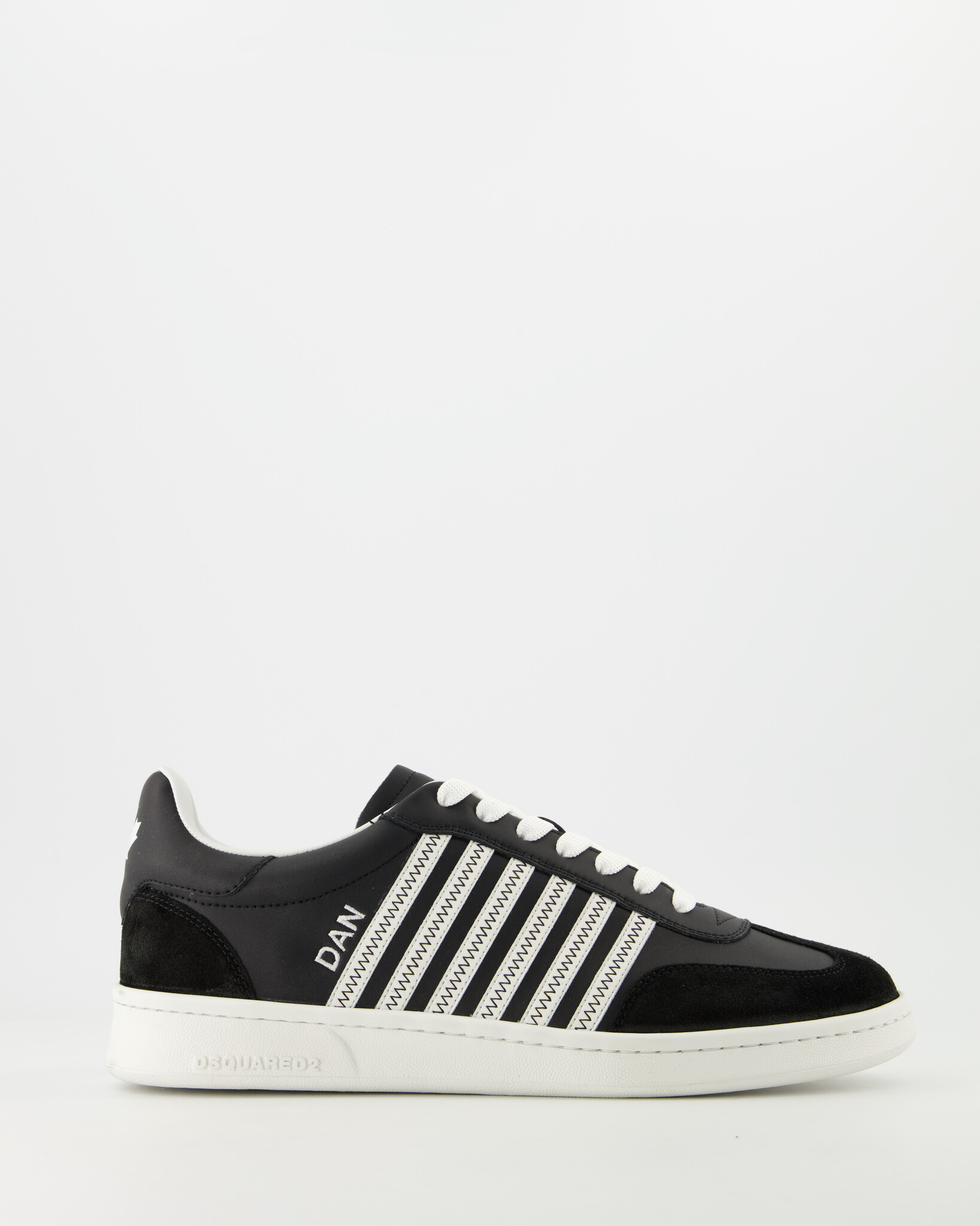 Dsquared2 Acc Boxer Lace-Up Low Top Sneakers Zwart - Beachim