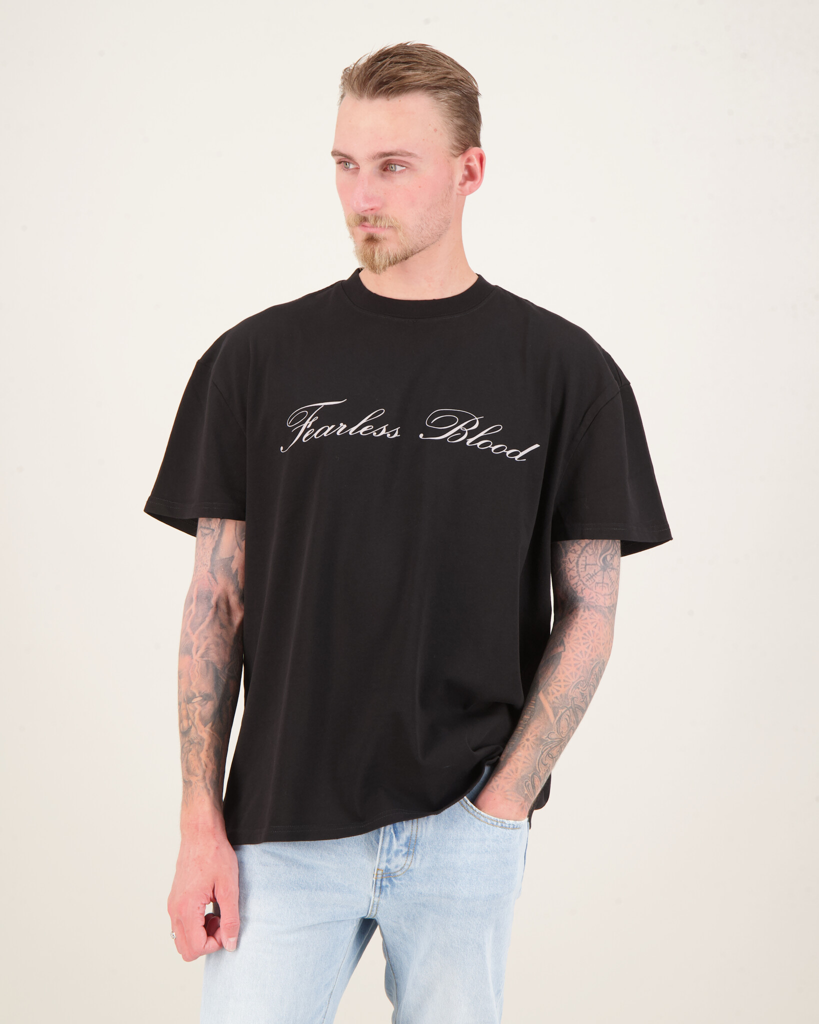 Fearless Blood FB 07 T-Shirt Zwart - Beachim