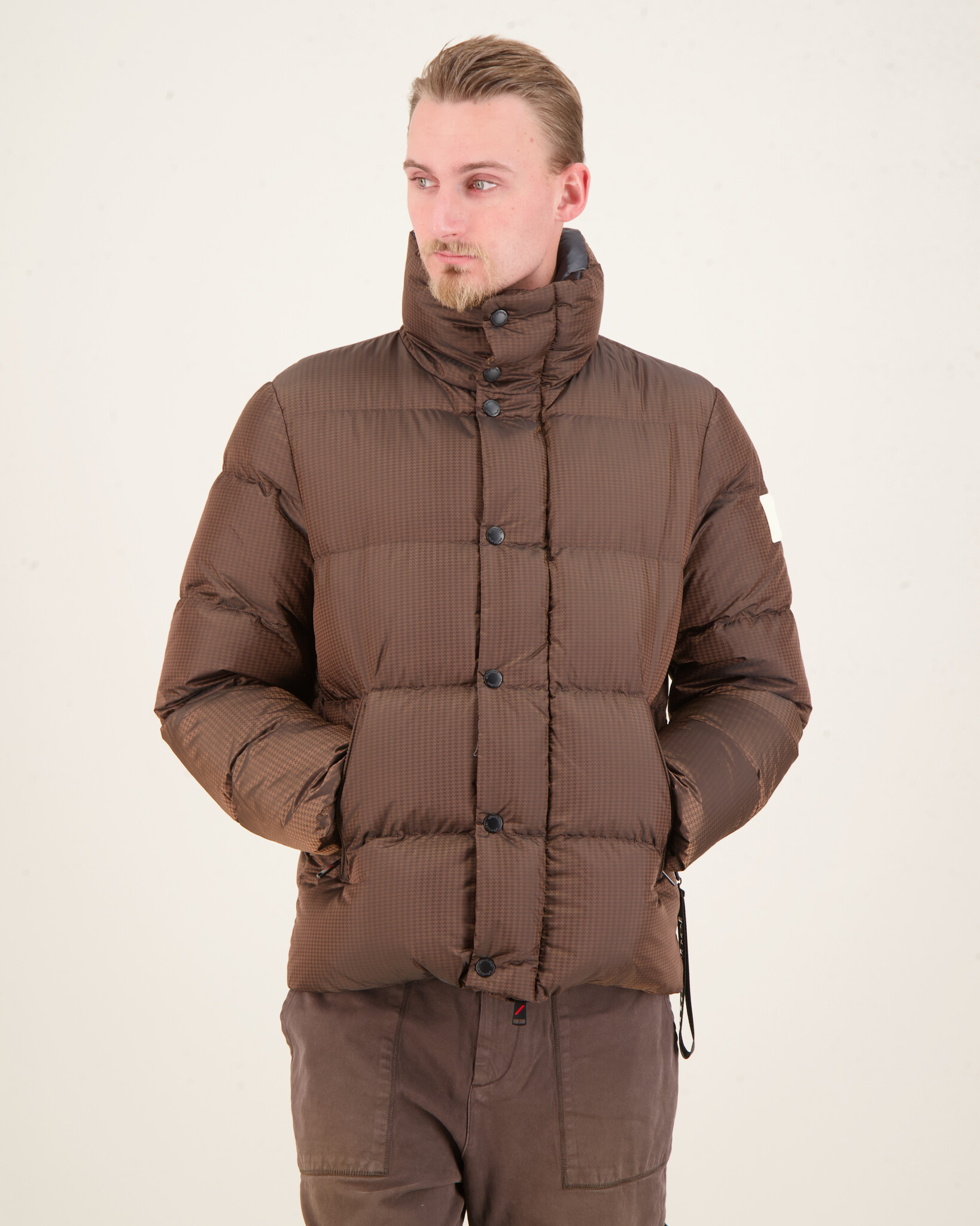 After Label Chamonix N066 Down Jacket Cacao - Beachim