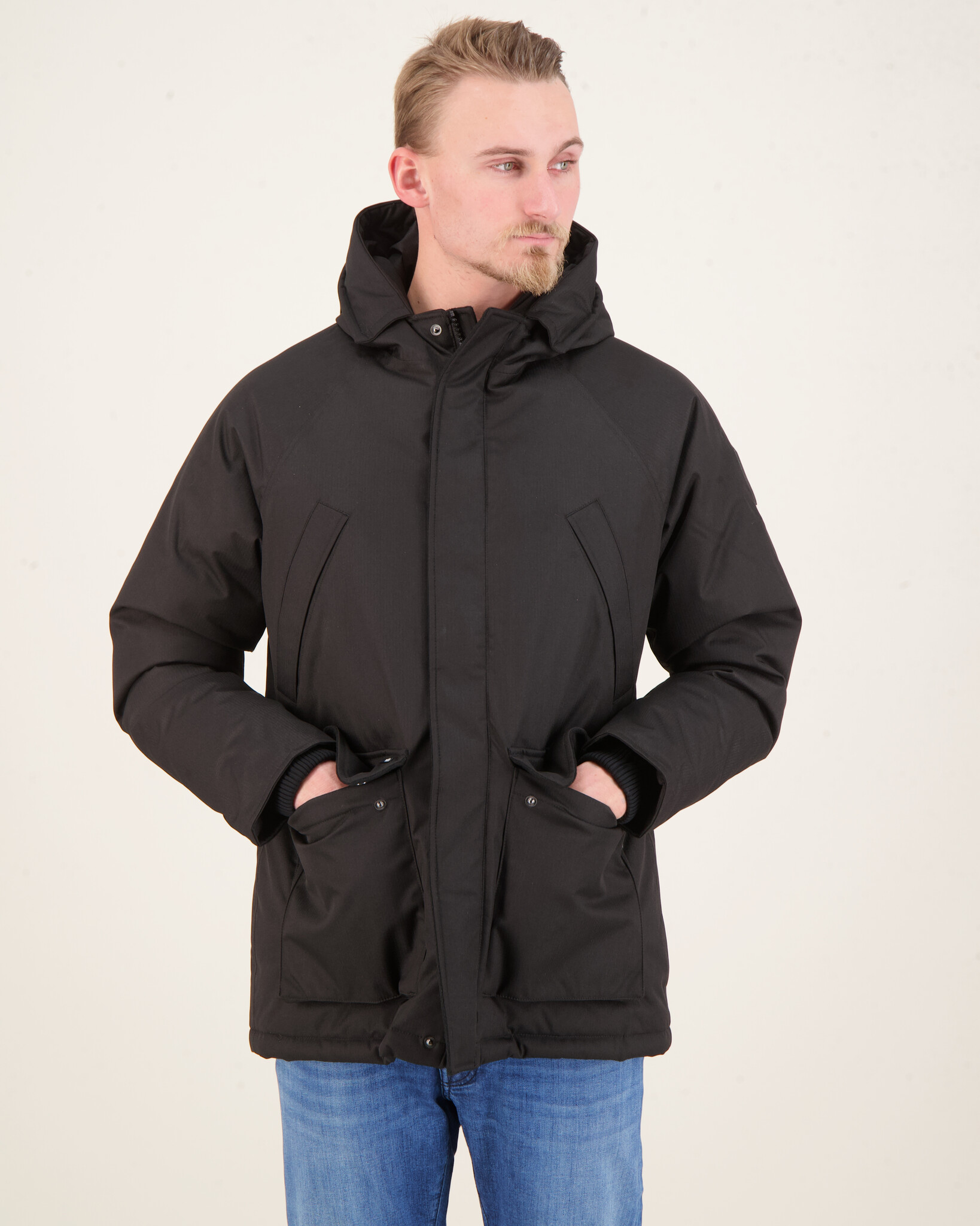 Nobis heritage No Fur Jacket Black - Beachim