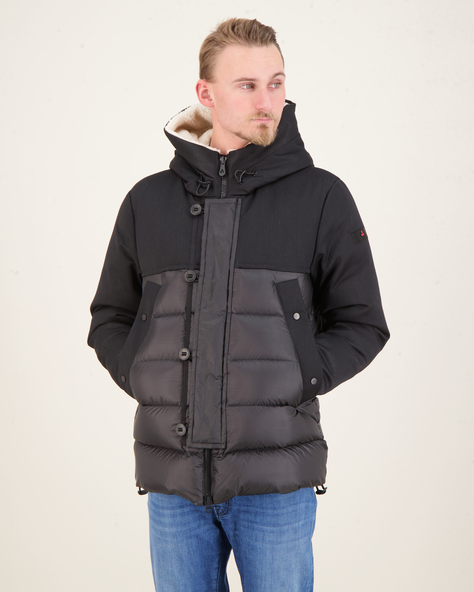 Peuterey Lich TV BMAT 01 Ecofur Jacket Black - Beachim
