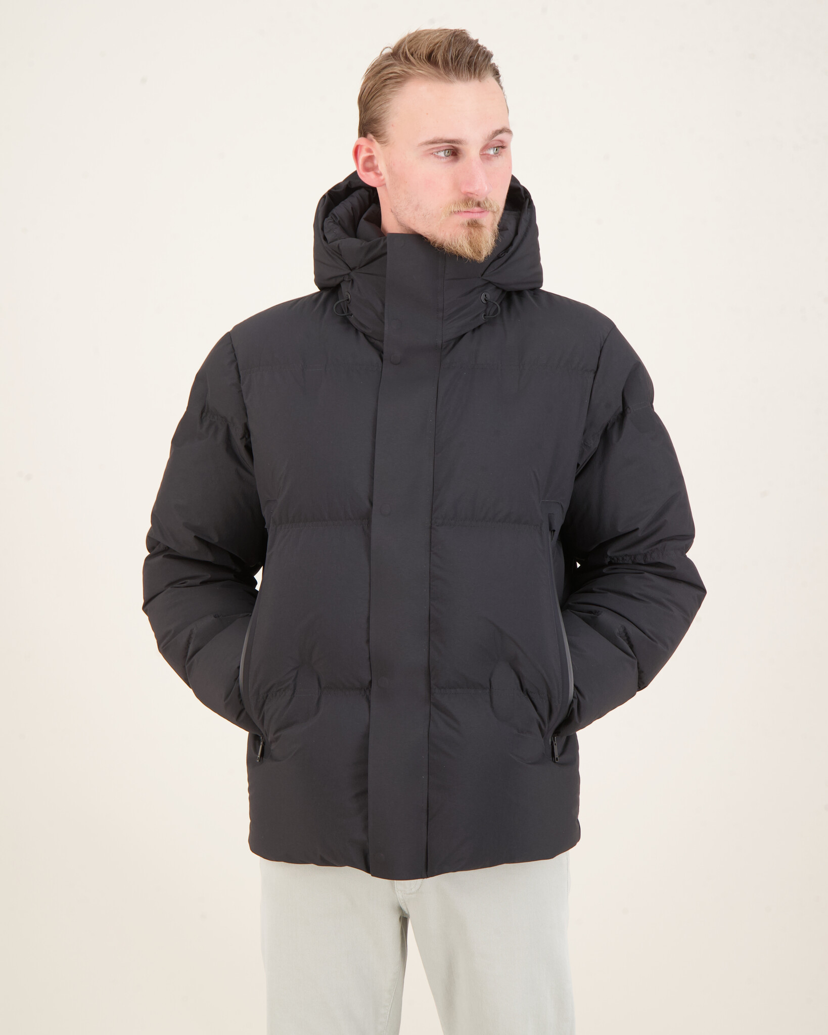 Zegna Down Jacket Zwart - Beachim