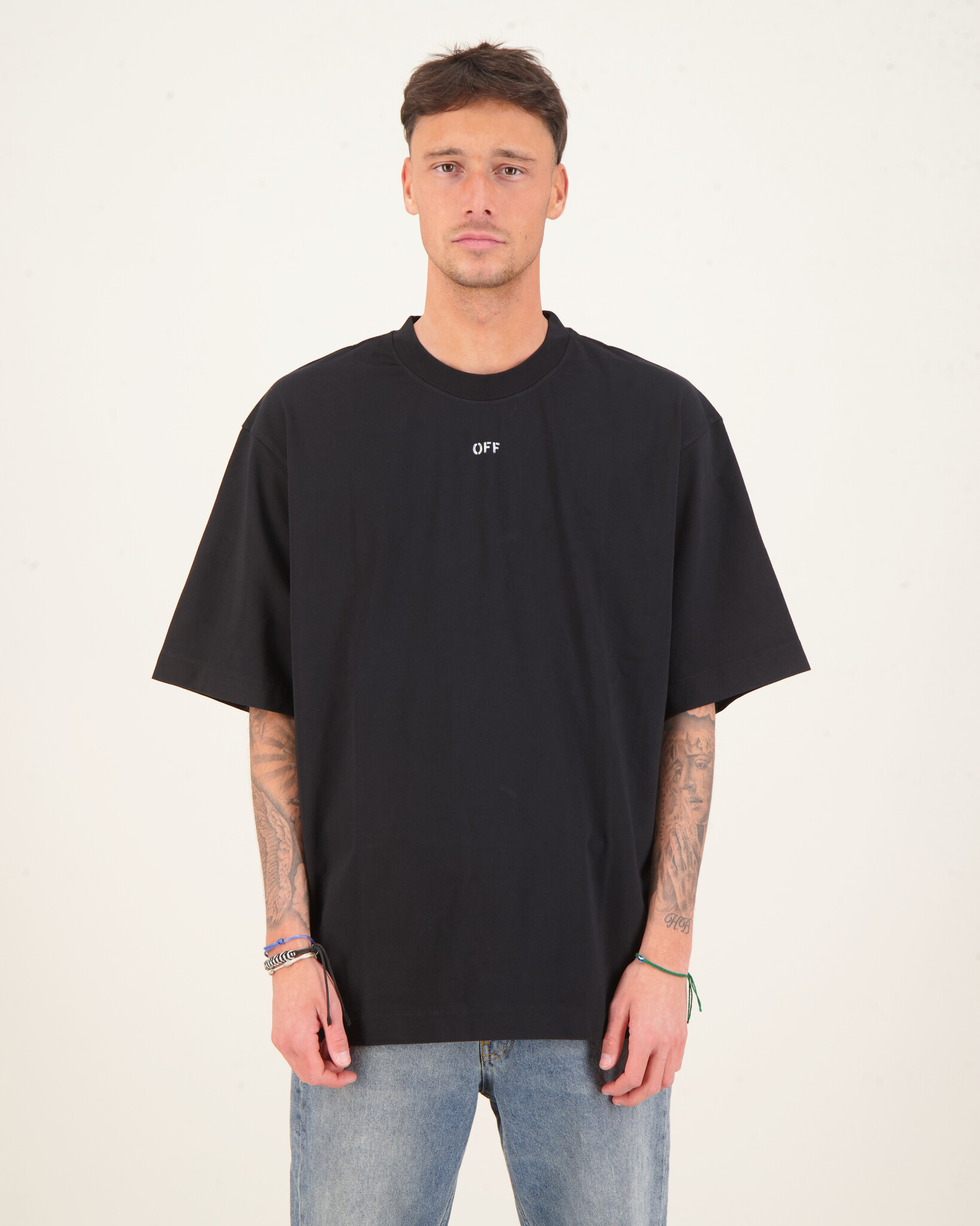 Off-White Off Stamp Skate T-Shirt Zwart - Beachim